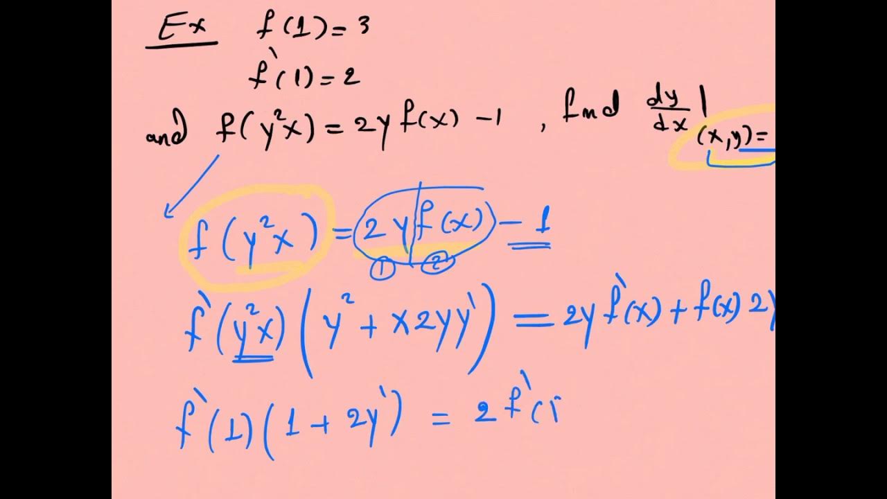 Lecture#31(Implicit differentiation)-part#1 - YouTube