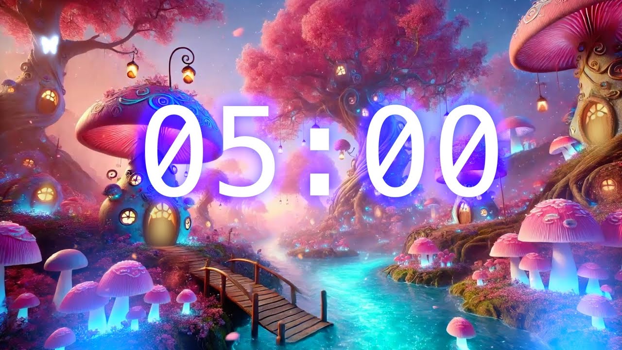 5 Minute Timer | Classroom Music | Fantasy Village | Fantastical Timer ...