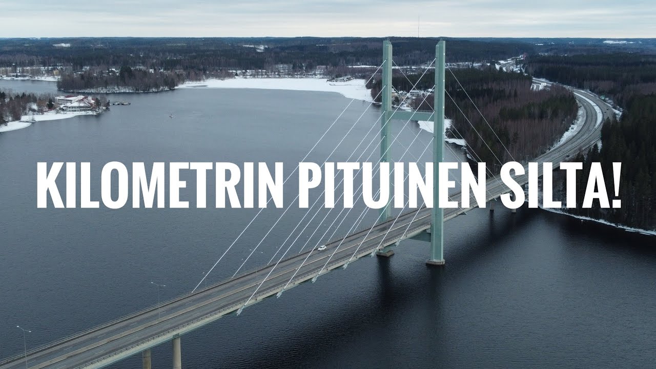 Tähtiniemen silta, Heinola (Drone ilmakuvaa) - YouTube