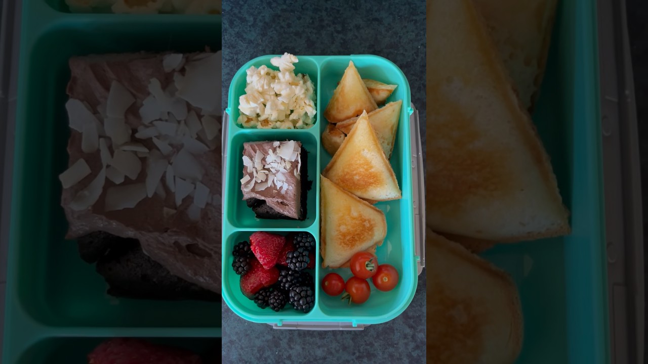Toastie triangles lunch #lunchbox #lunch #kidslunchboxrecipe # ...