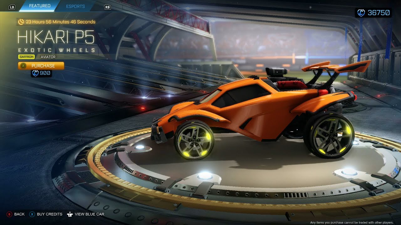 ROCKET LEAGUE ITEM SHOP - Saffron Hikari P5 Exotic Wheels - 12.06.20 ...