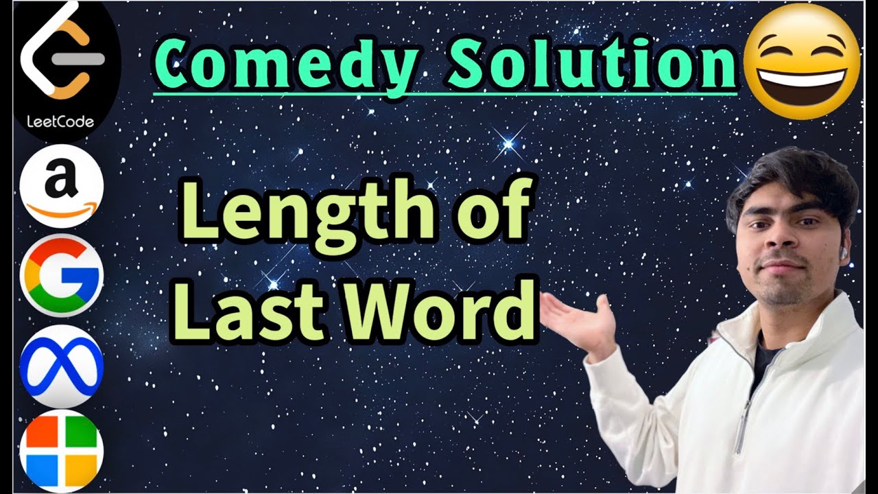 LeetCode 58 | Length of Last Word | Python Clean One-Pass | AlgoYogi ...