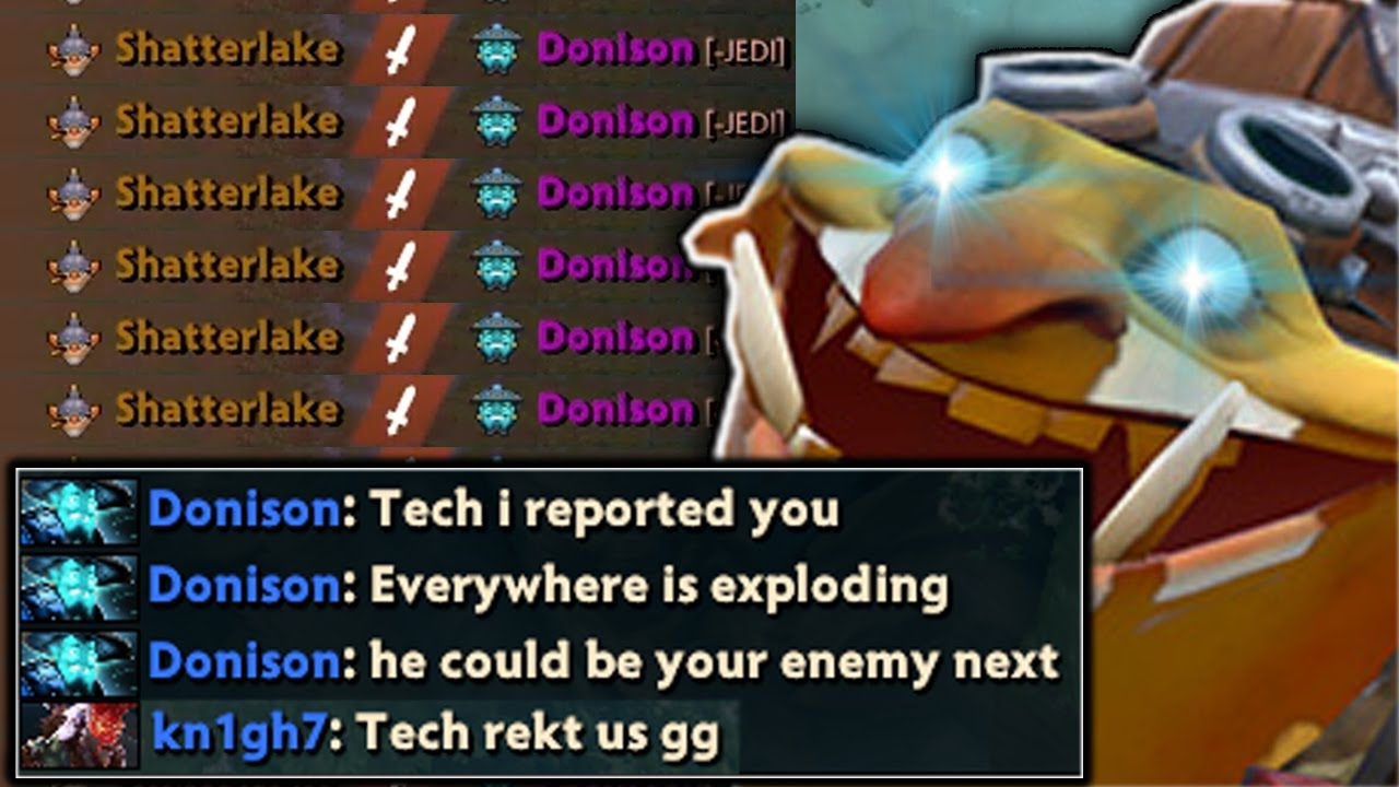 Techies vs Storm Mid 7.29 -- OMG Techies Rekt Them all!! Everyone can't ...