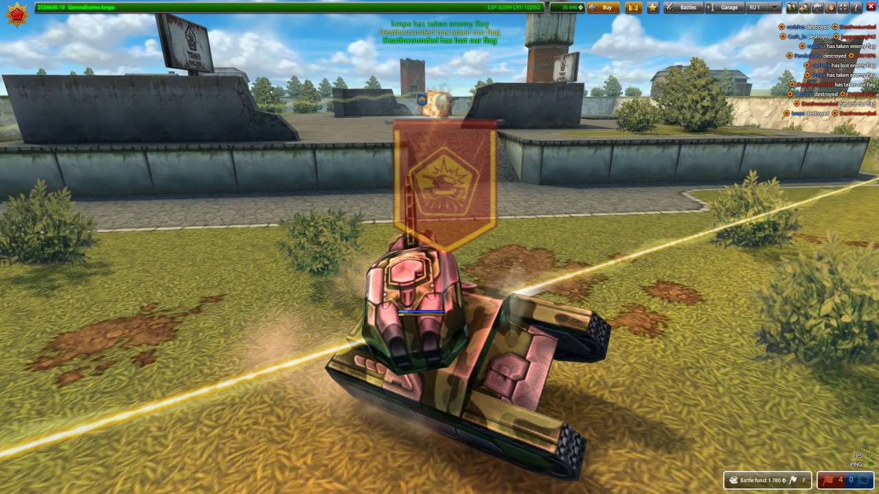 Tanki Online Wasp XP/BP Gameplay - YouTube