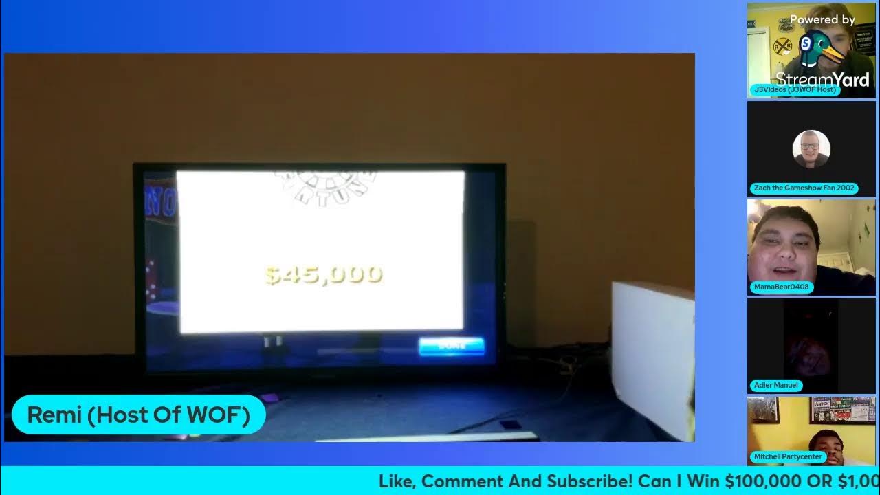 Game 2 Of WOF On The Nintendo WII - YouTube