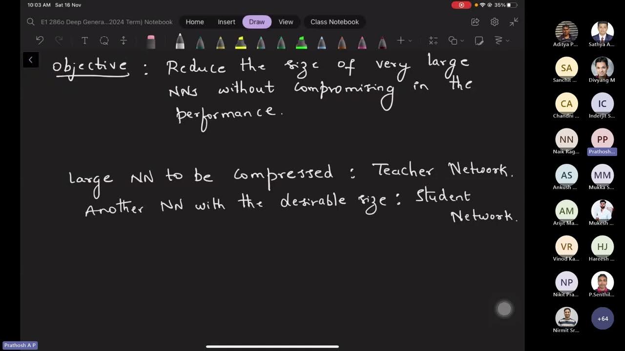 Lec 14 - Deep Generative Models Knowledge distillation Transformers - YouTube