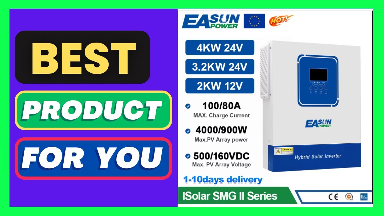 EASUN POWER Solar Hybrid Inverter 4KW 3.2KW - YouTube