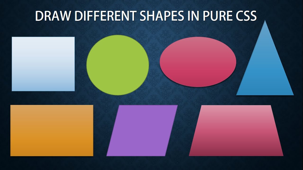 Learn how to draw different shapes in pure CSS with live explanation ...