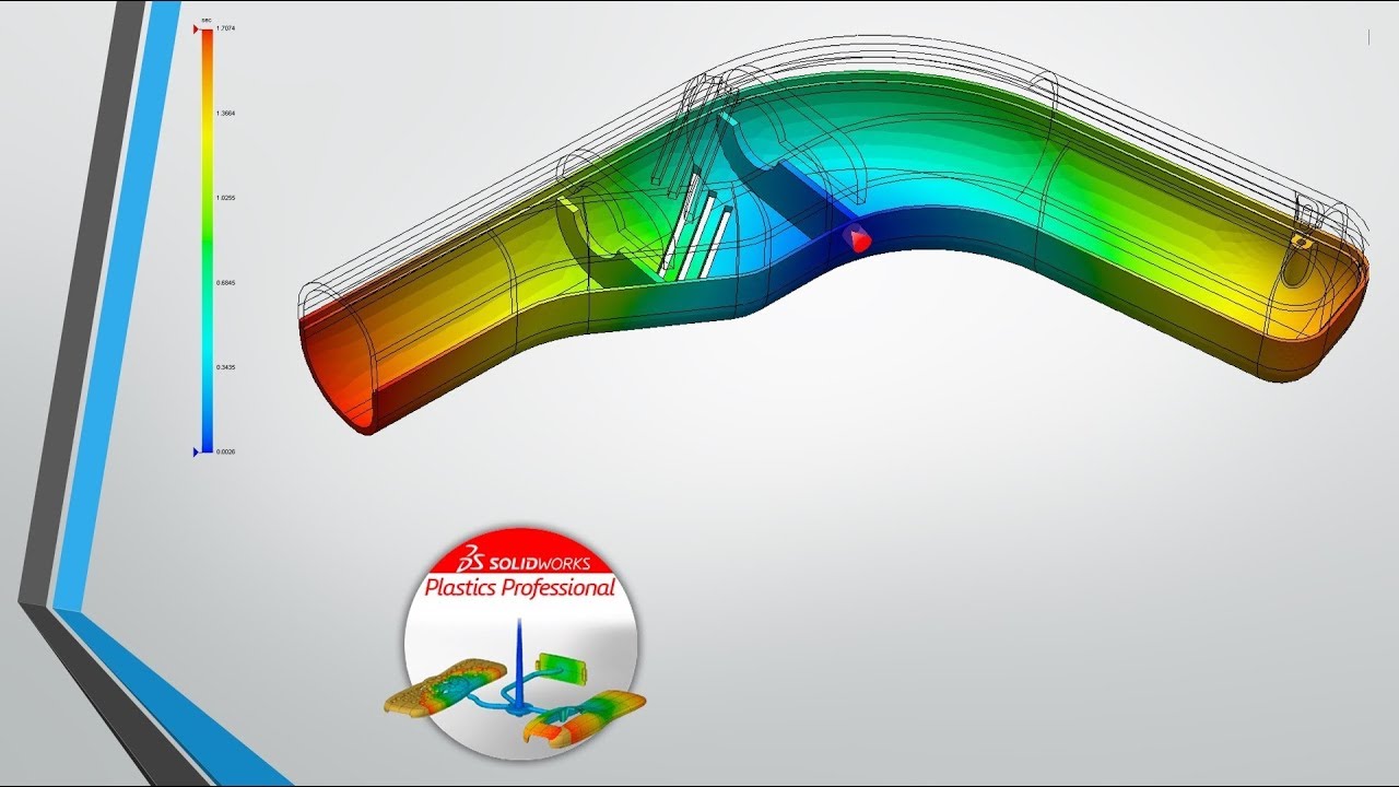 SolidWorks Plastics- Simula el proceso de inyección de plástico. - YouTube