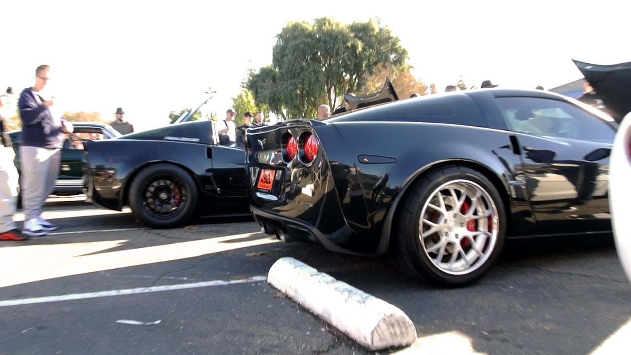 LOUD Boosted Corvettes REV BATTLE (2-Step) - YouTube