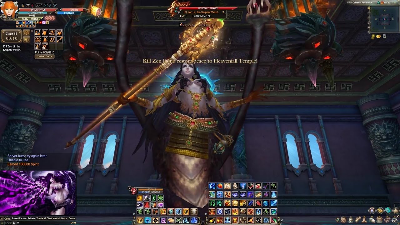 Perfect World - Heavenfall Temple: All Bosses Guide (FULL) | Tower ...