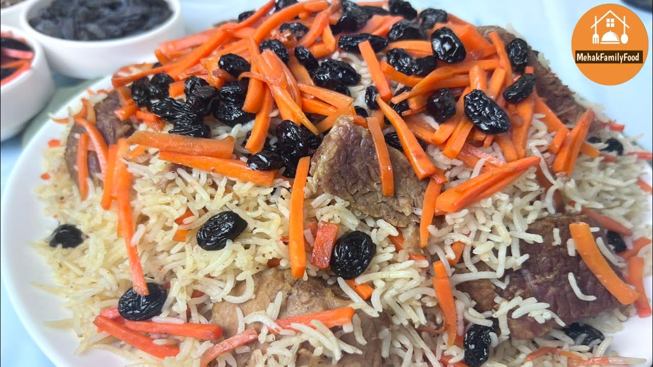 Kabuli (Afghani) Pulao Recipe-National Dish of Afghanistan | Kabuli ...