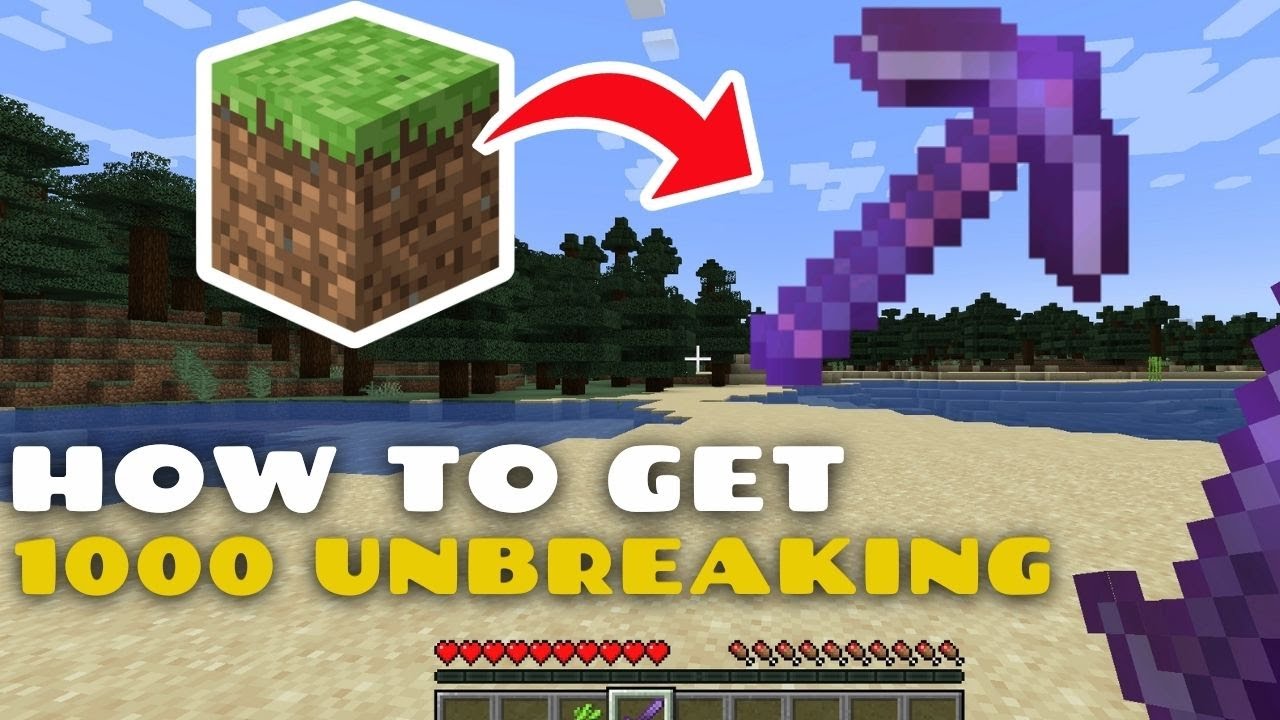 How To Get 1000 Unbreaking Pickaxe In Minecraft - 1.21.5+ Update - YouTube