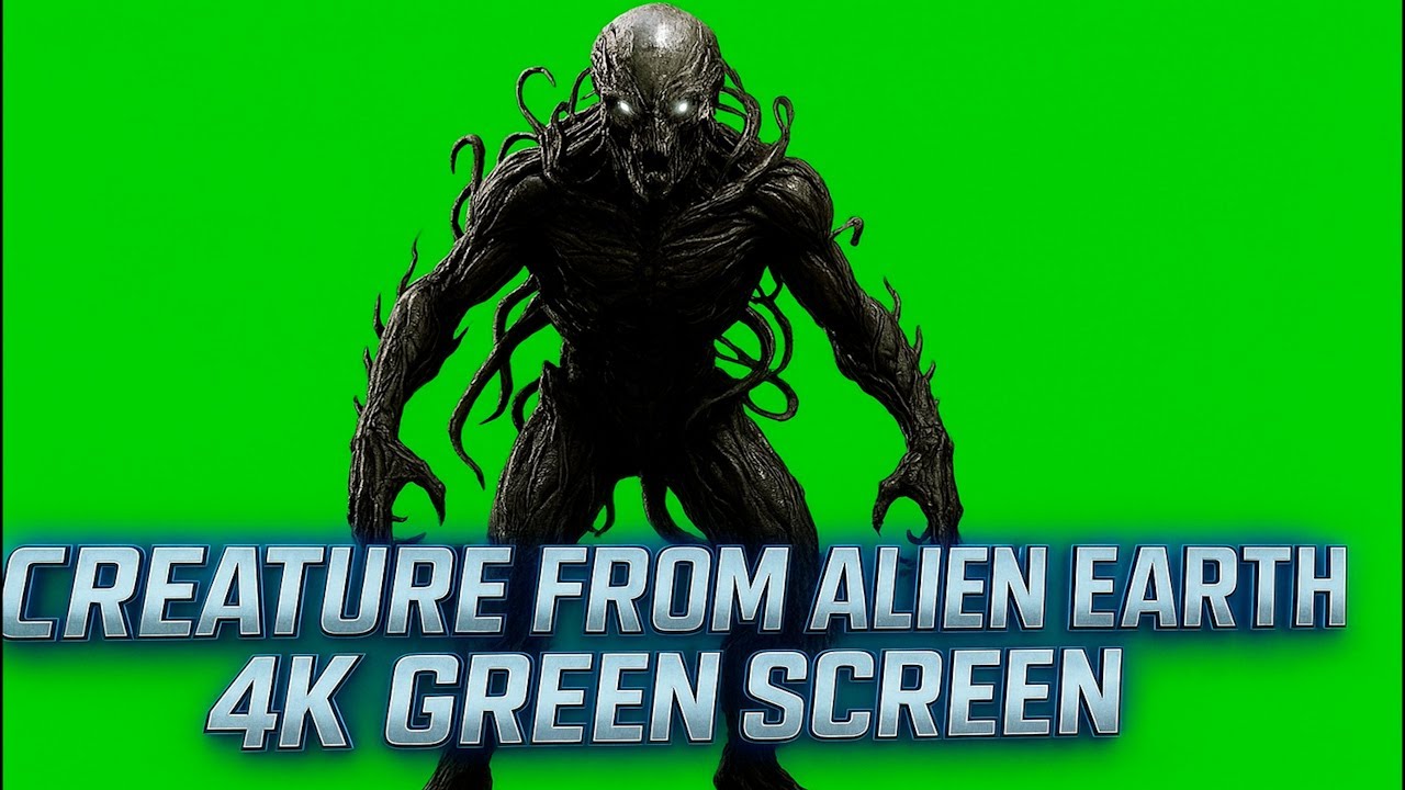Creature From Alien Earth 4K Green Screen | Free Download | Green ...