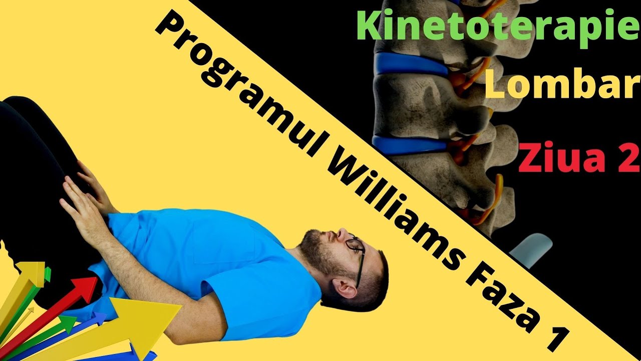 Programul Williams faza 1 ziua 2 exercitii coloana vertebrala lombara exercitii hernie de disc ...
