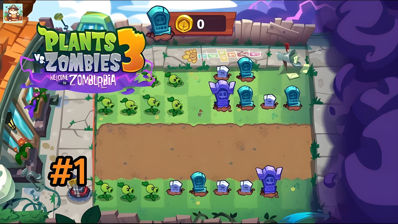 Permulaan | Plants vs. Zombies 3: Welcome to Zomburbia - Gameplay #1 ...