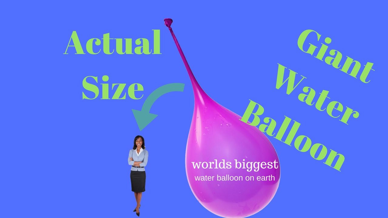 popping giant water balloons (gone wrong) *flood - YouTube