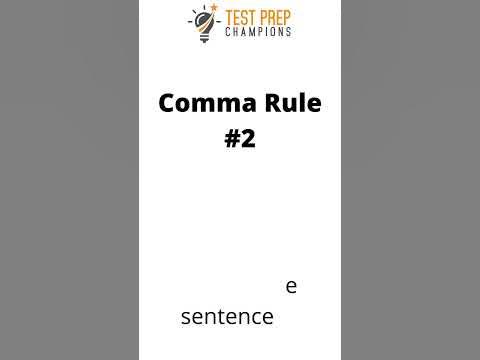 6 Easy Comma Rules to Know - YouTube
