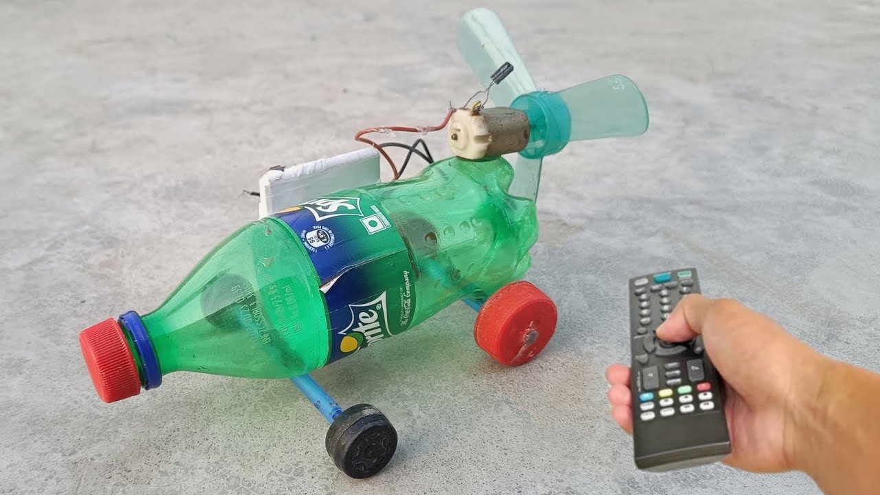 How to make a car with bottle | bottle se car kaise banaye | Bottle car ...