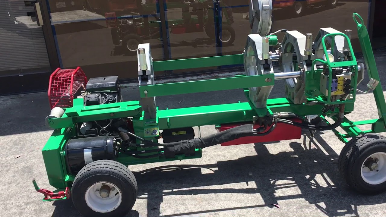 McElroy 412 HDPE PE Pipe Butt Fusion Machine 4 to 12 " Poly Welder 18hp ...