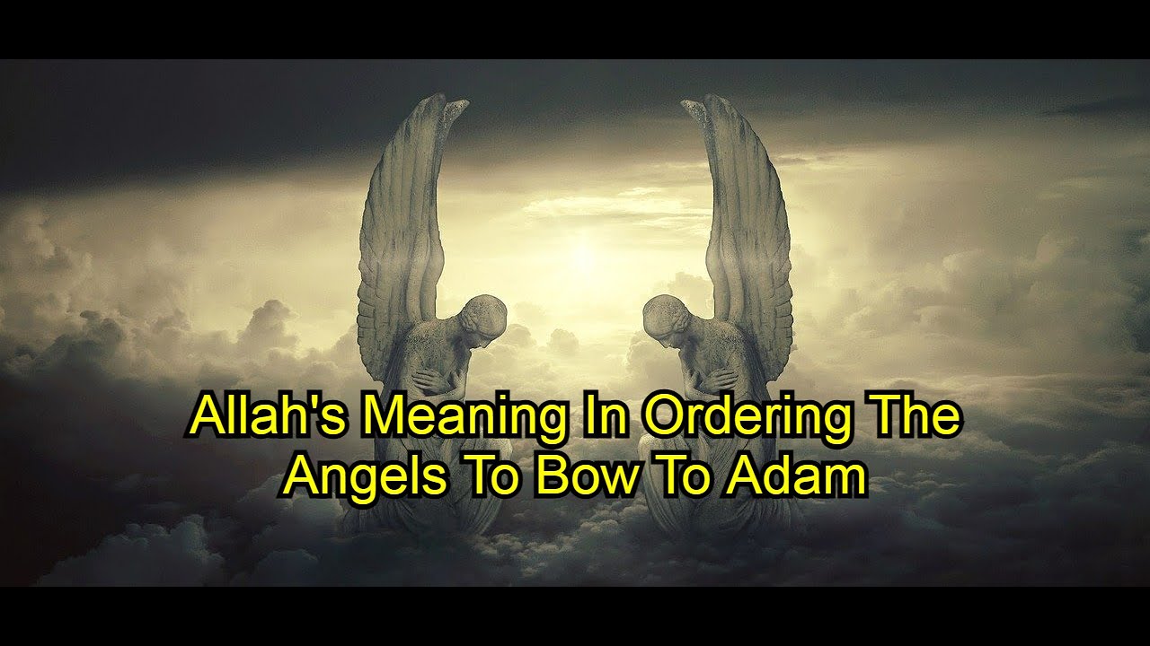 What Is The Meaning Of Allah Ordering The Angels To Bow To Adam. - YouTube