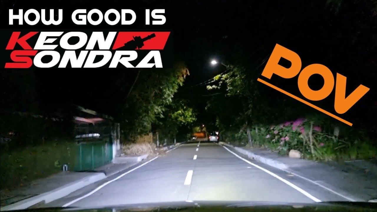 Gaano ba Kaganda ang Keon Sondra LED sa Gabi? | POV Night Drive - YouTube
