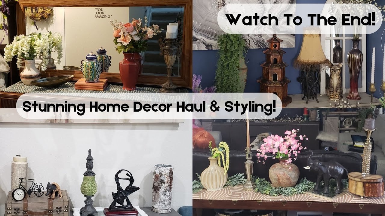 Goodwill has some STUNNING Home Decor pieces! Come see How I Styled ...