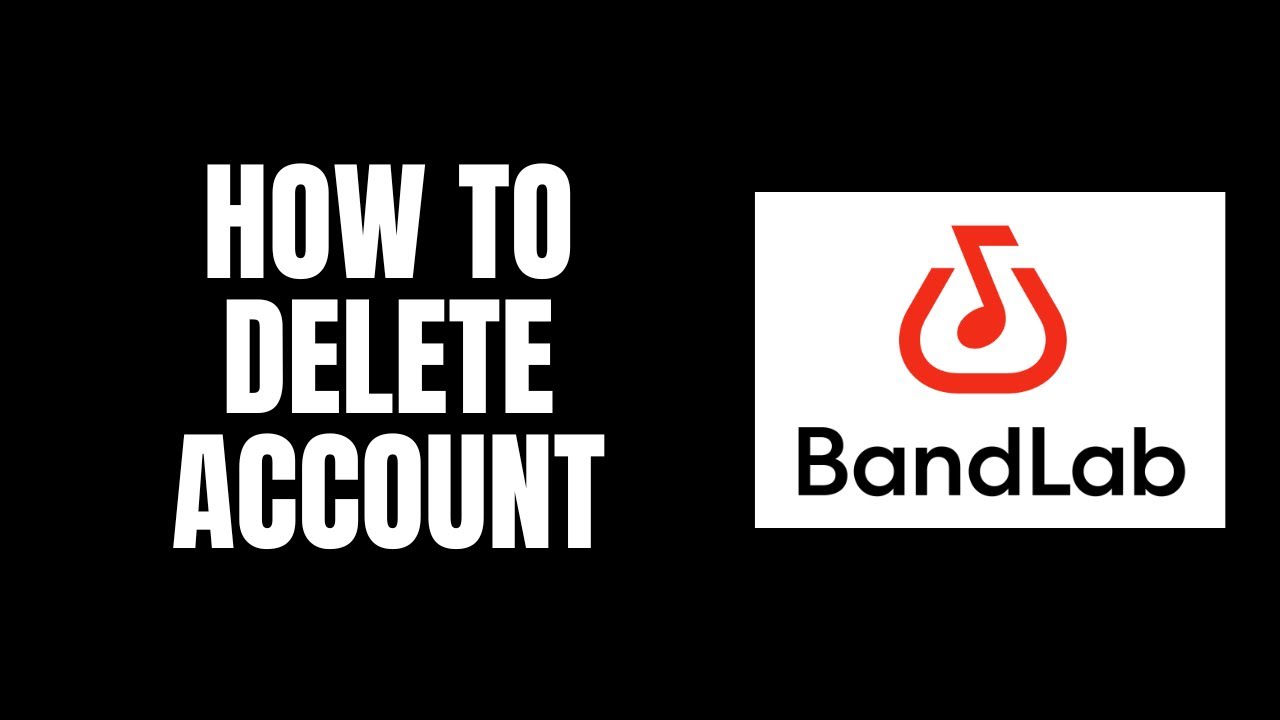 How To Delete Account BandLab Tutorials - YouTube