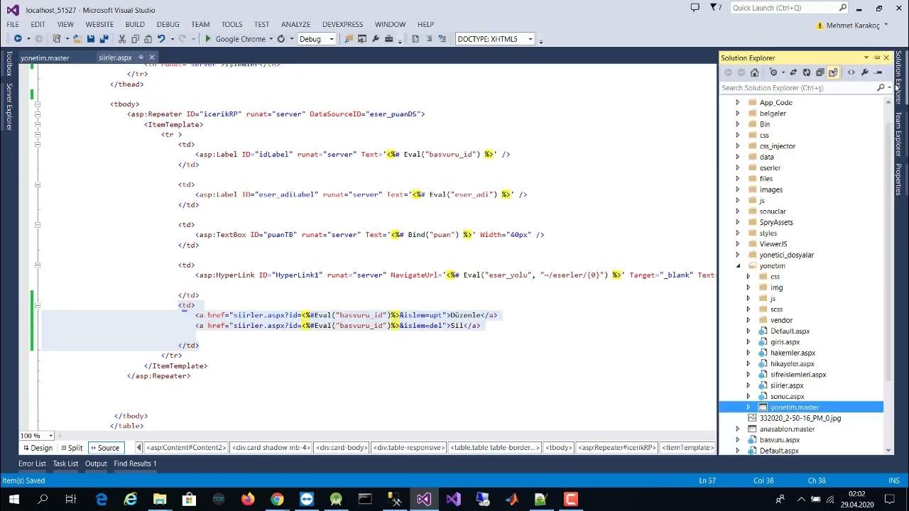 Asp.net Bootstrap DataTable Kullanımı - YouTube