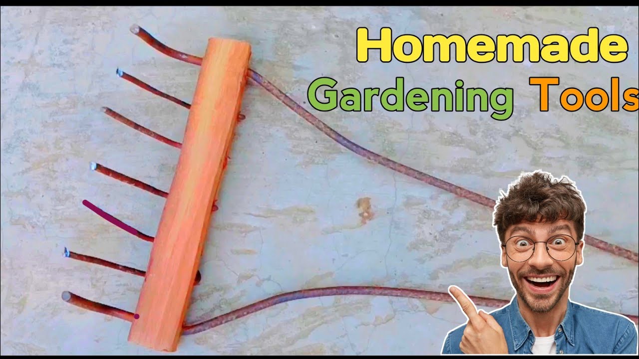 Homemade Gardening Tool | Gardening tools making - YouTube