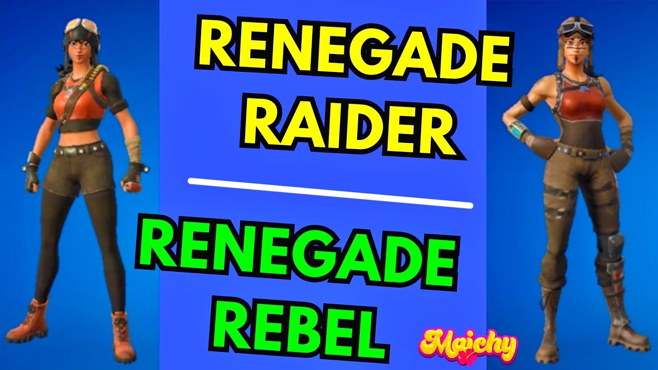 🔴 Which Skin Is Better: Renegade Raider Or Renegade Rebel In Fortnite ...