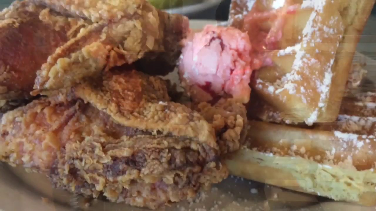 Metro Diner’s chicken and waffles - YouTube