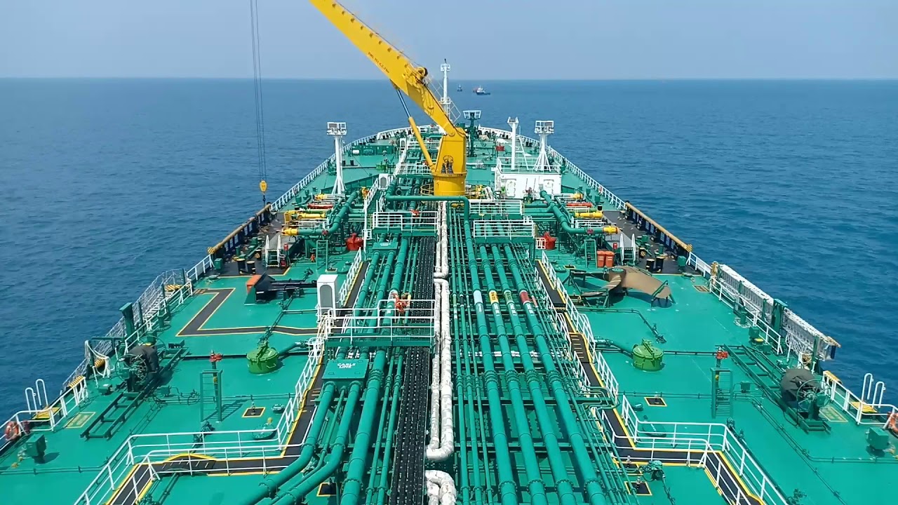 Mooring Crude Oil Tanker at SPM - YouTube