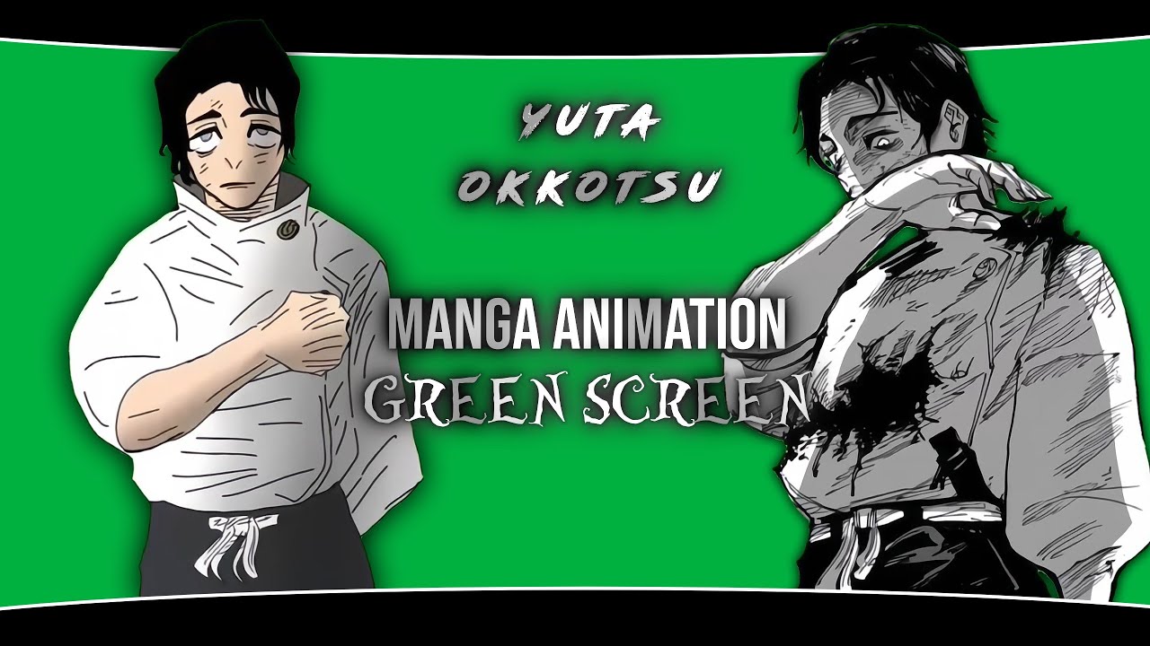 Yuta Okkotsu | Manga Animation | Green Screen | Free Download - YouTube