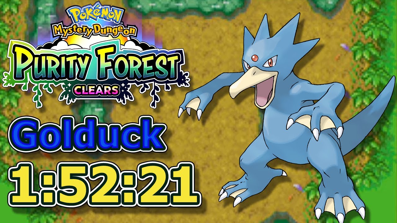 Golduck (1:52:21) - Purity Forest Clears (202/386) - Pokemon Mystery ...