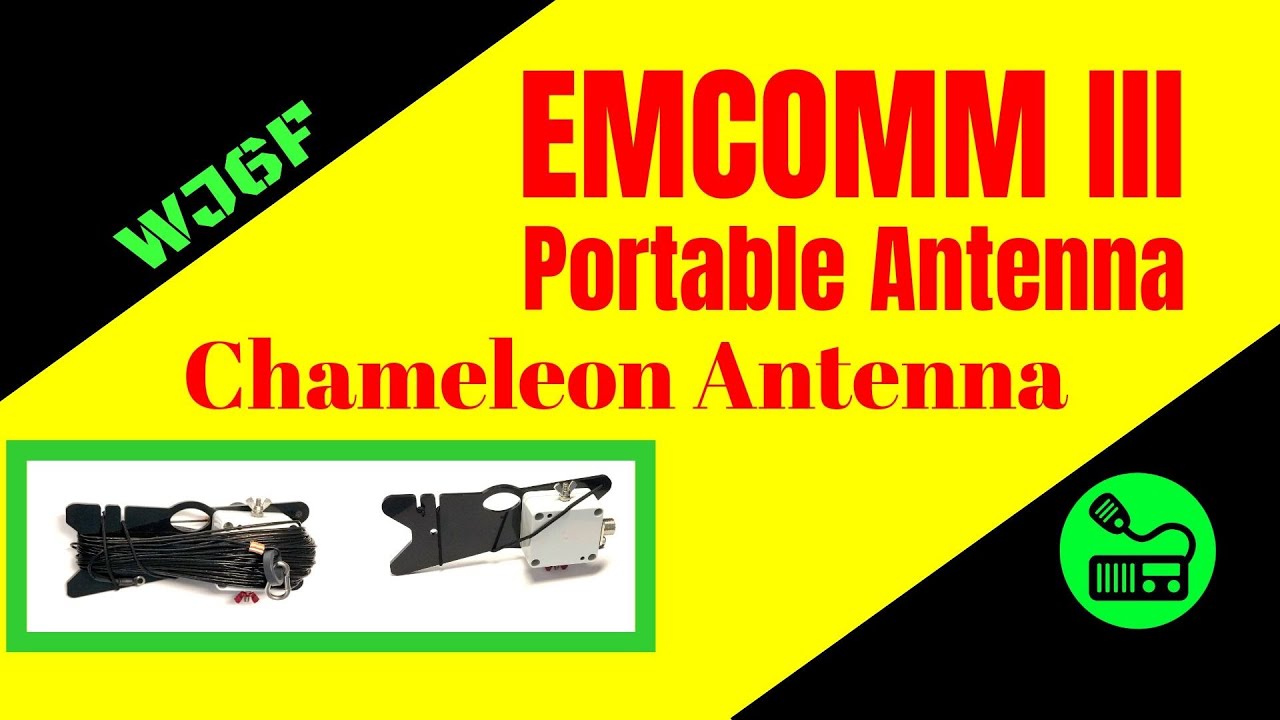 Ham Radio Antenna - EMCOMM III Portable Antenna by Chameleon Antenna ...