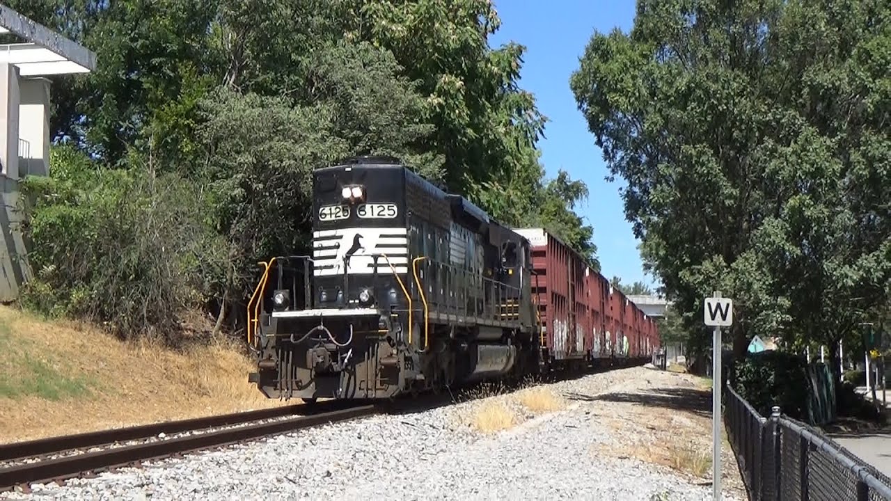 NS SD40-2 6125 w/ P5 Leads Local T21 on 9/1/22 - YouTube