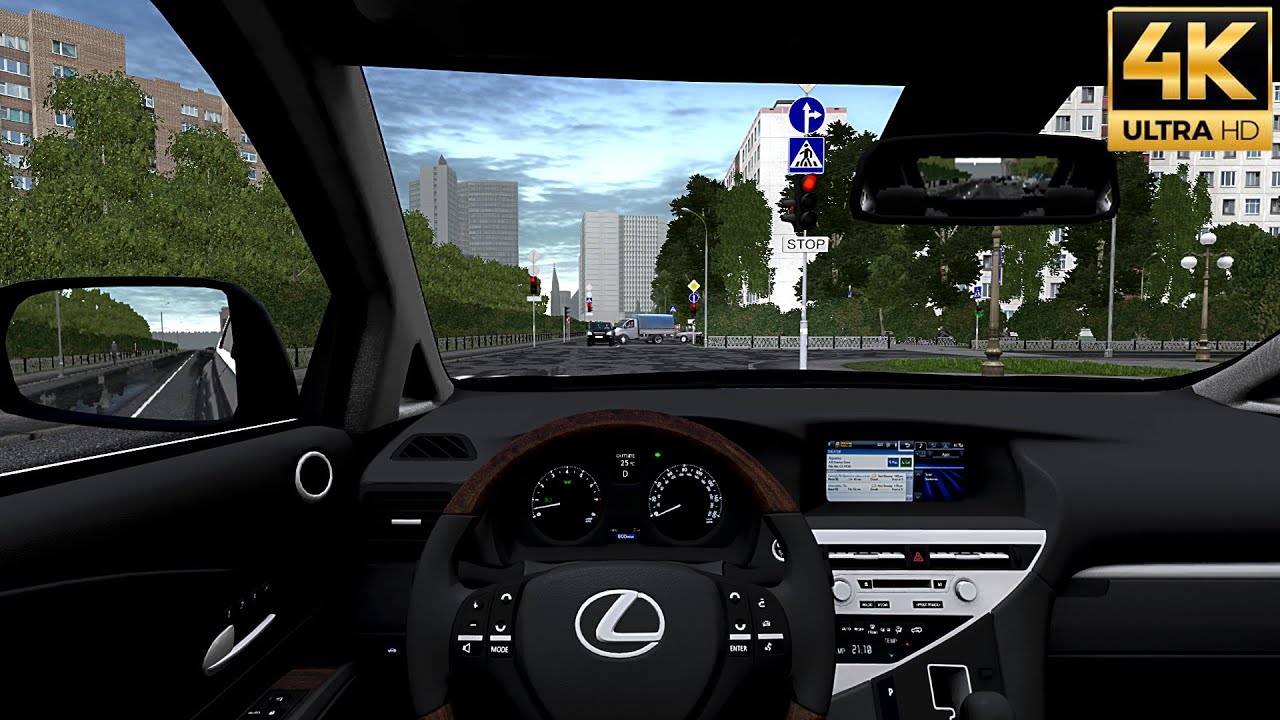 Lexus RX350 2014 274 hp - City Car Driving - Normal driving gameplay ...