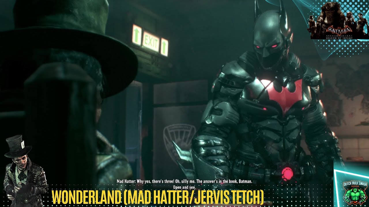 Wonderland (Mad Hatter/Jervis Tetch) in Batman: Arkham Knight - YouTube