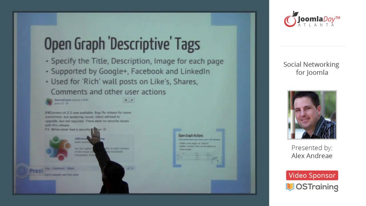 Social Networking for Joomla by Alex Andreae - YouTube