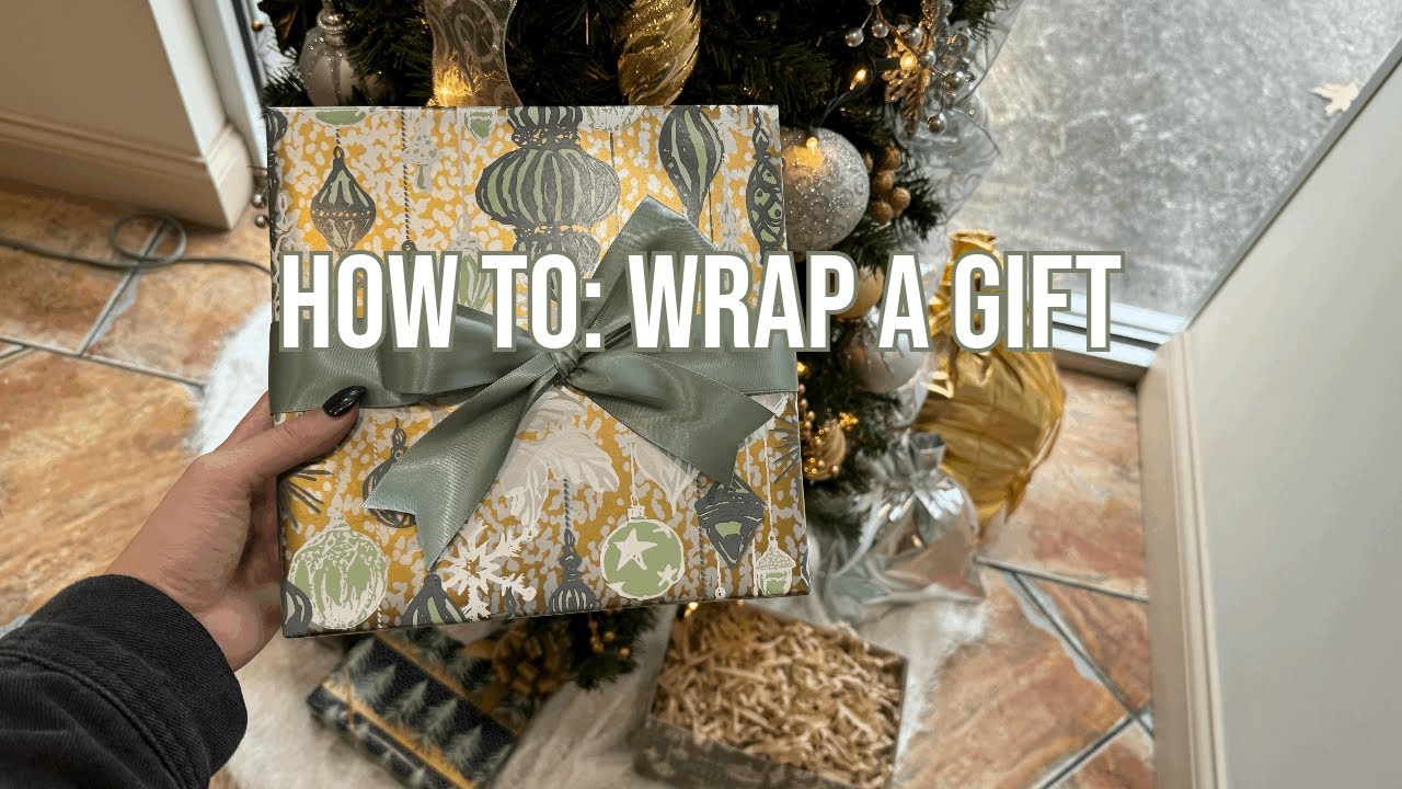 How To: Wrap a Gift - YouTube