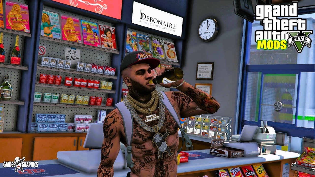 GAS STATION WORKER TUESDAYS!! #4 (GTA 5 MODS) - YouTube