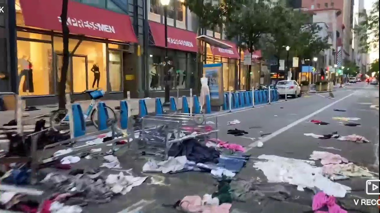 Chestnut street Philadelphia pa Sunday morning riot looting aftermath ...