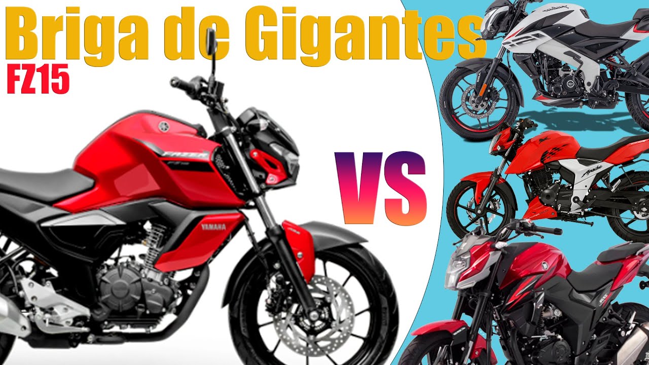 NOVA YAMAHA FAZER FZ15 SERÁ LÍDER DA CATEGORIA - DR160 - RTR160 APACHE ...