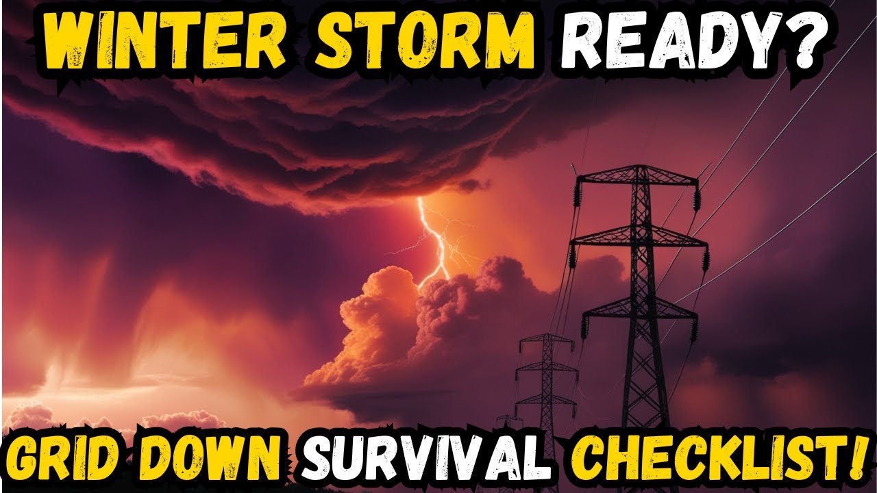 Survive Winter Storms: Essential Grid Down Checklist! - YouTube