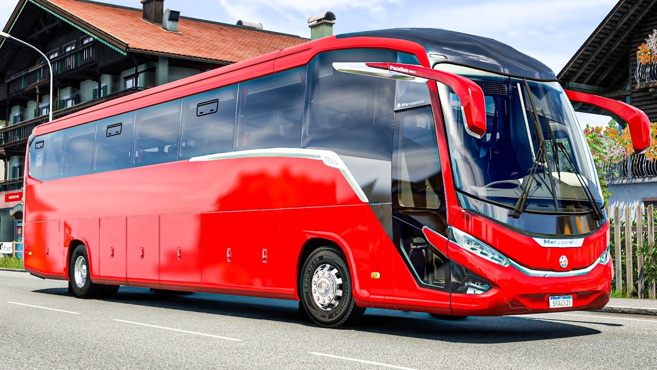 Mercedes Benz Marcopolo G8 1200 | ETS 2 1.45 - YouTube