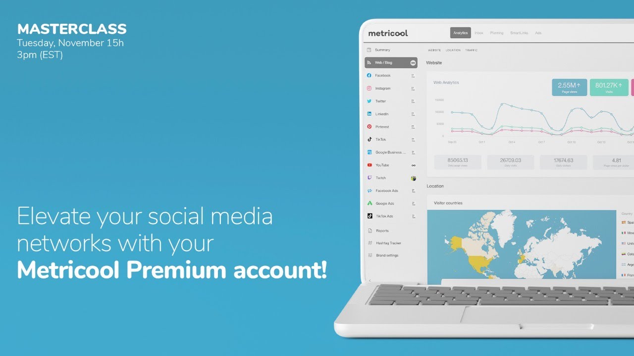 Elevate your social media networks with your Metricool Premium account ...