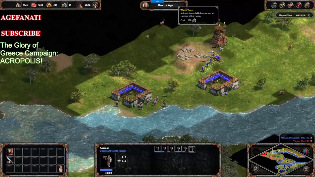 Age of Empires Definitive Edition CAMPAIGNS! THE GLORY OF GREECE ...