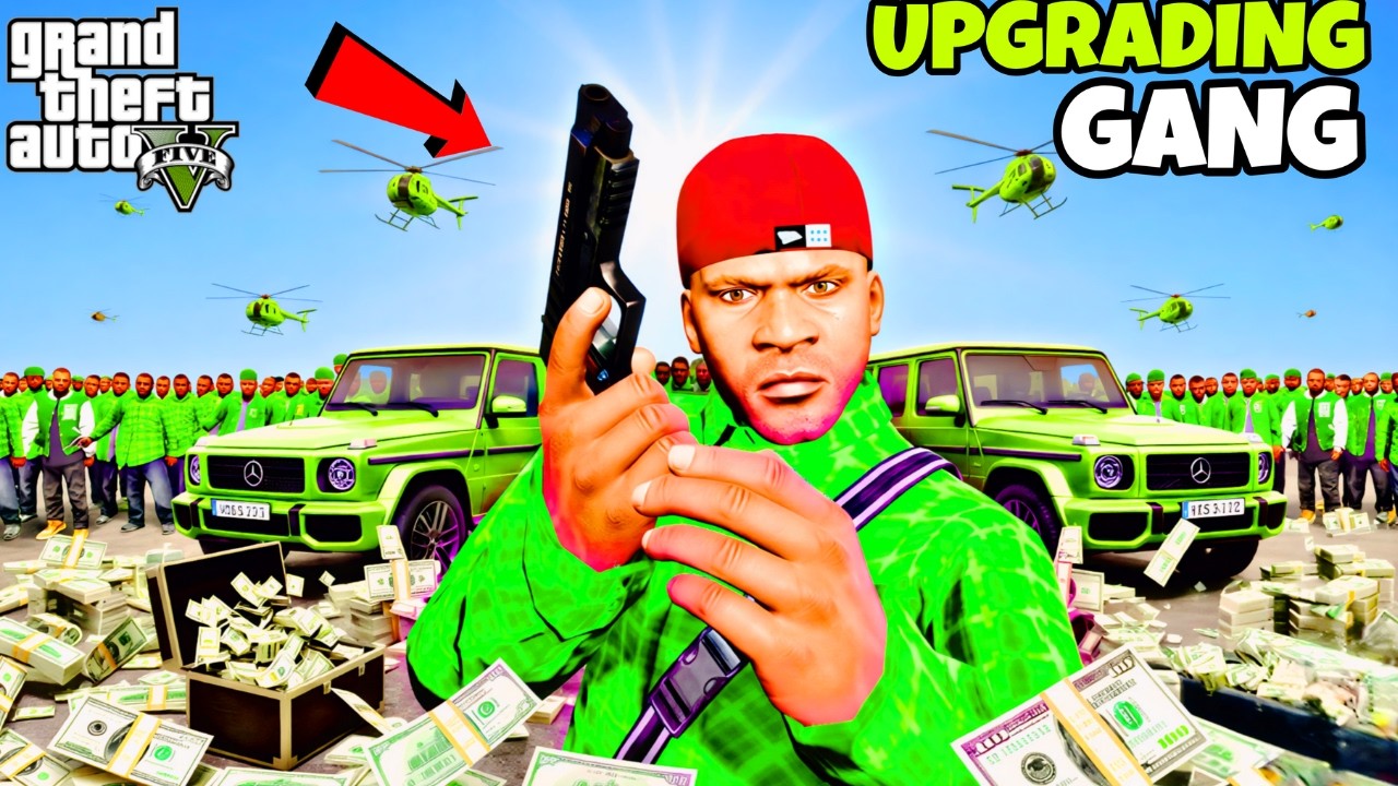 Franklin Upgrades the Green Gang into MOST POWERFUL Gang in GTA 5 ...