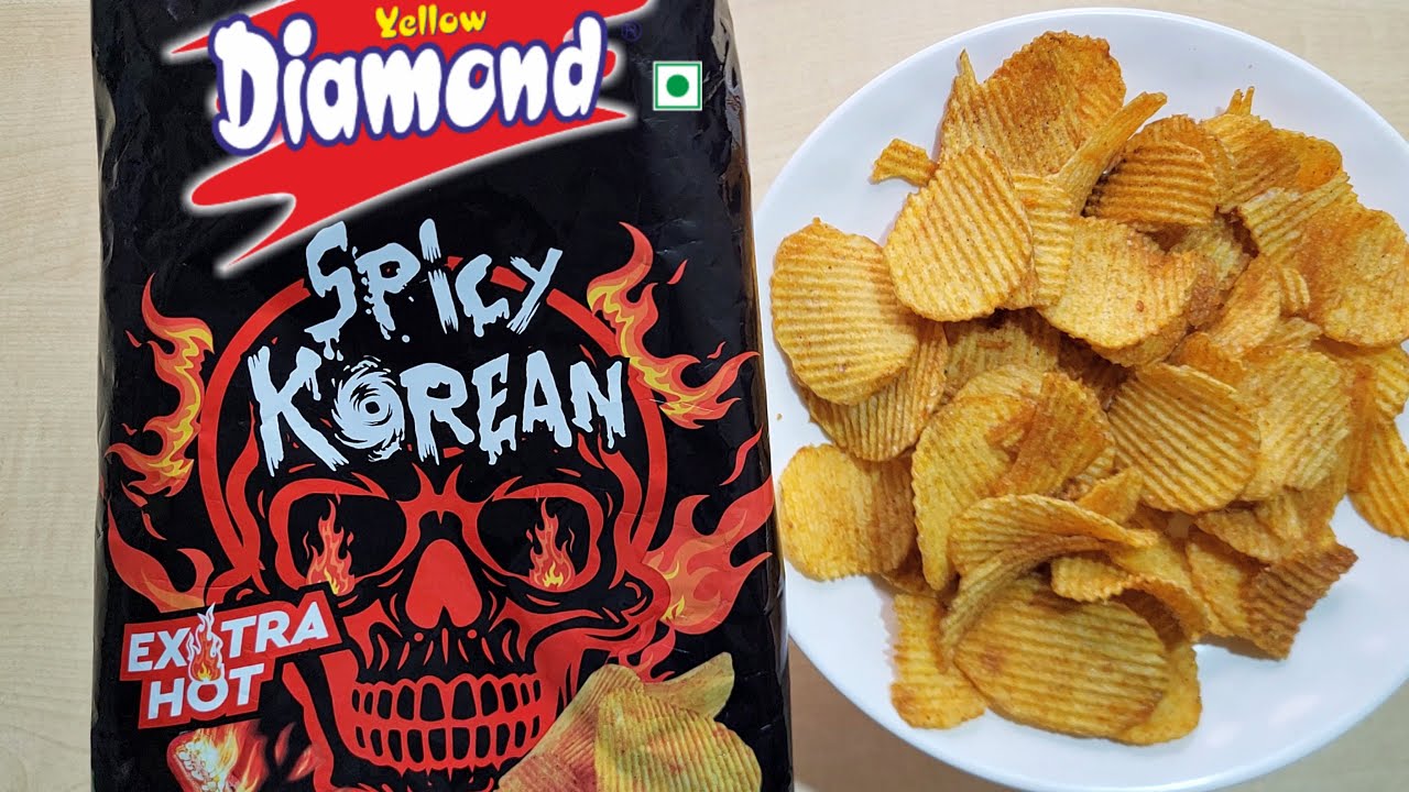 Yellow Diamond Spicy Korean Potato Chips | Ingredients, Taste, Price ...